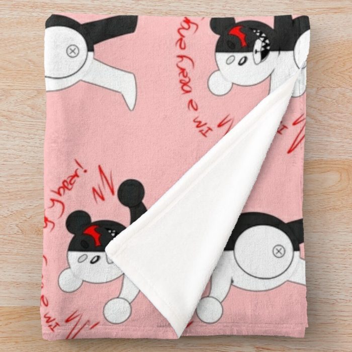 Danganronpa I’m A Beary Angry Bear” Monokuma Blanket - Danganronpa Store